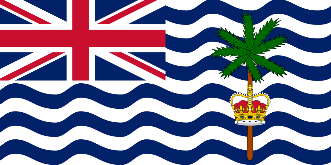 Brittiläisen Intian valtameren alueen lippu - Maiden liput