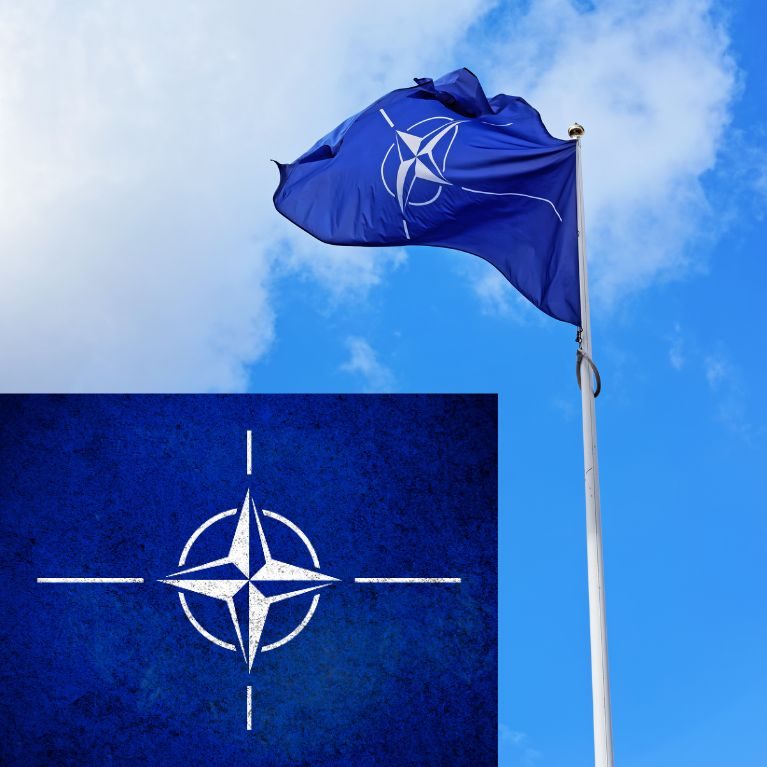 Nato lippu ja jäsenmaat | North Atlantic Treaty Organization